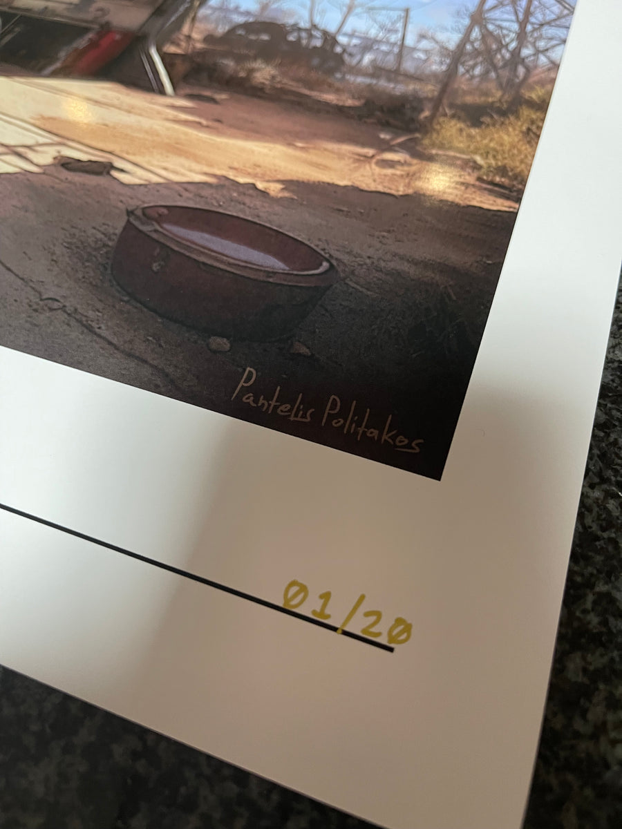 Garage Days A2 Glossy Print – Pocket Rocket Studios Australia