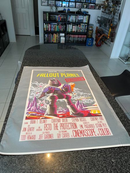 Custom Fallout Planet Art Canvas Print – Pocket Rocket Studios Australia