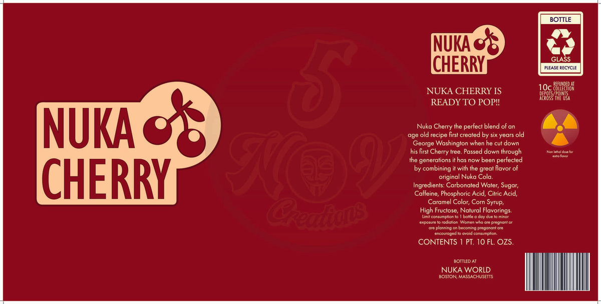 Nuka Cola and Vim Custom Bottle Labels - Digital Download – Pocket ...